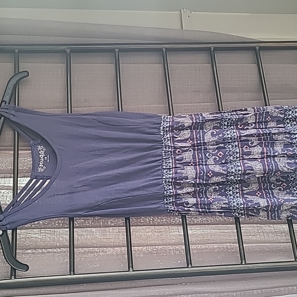 Mudd | Dresses | Mudd Elephant Print Maxi Dress | Poshmark